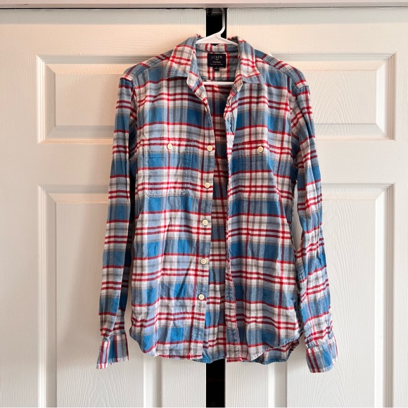 J. Crew | Shirts | Mens Jcrew Plaid Button Up M | Poshmark